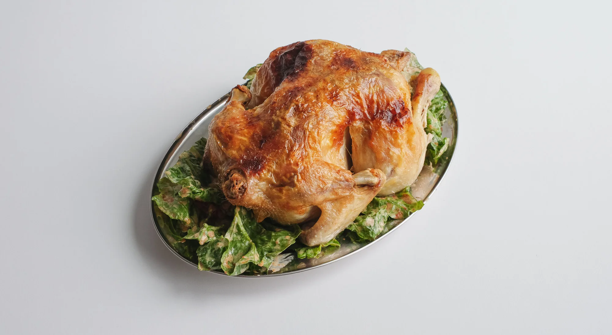 Café Cecilia’s Roast Chicken with Datterini & Aioli Salad